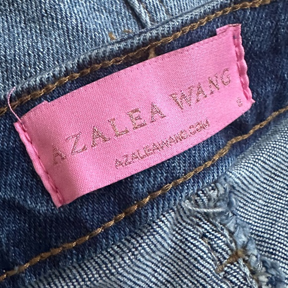 Azalea Wang | Shorts | Azalea Wang Denim Shorts With Rhinestone Fringe ...